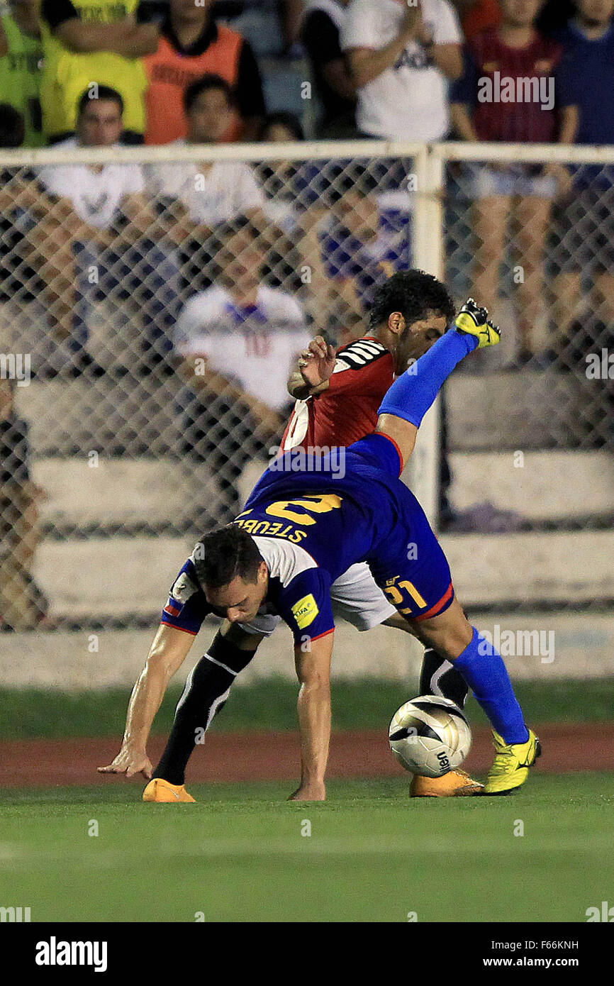 Manila, Philippines. 12th Nov, 2015. Martin Steuble (front) of the ...