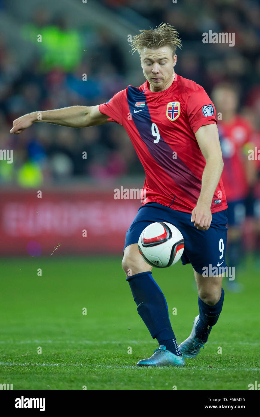 Ullevaal Stadion, Oslo, Norway. 12th Nov, 2015. Euro2016 Qualification ...