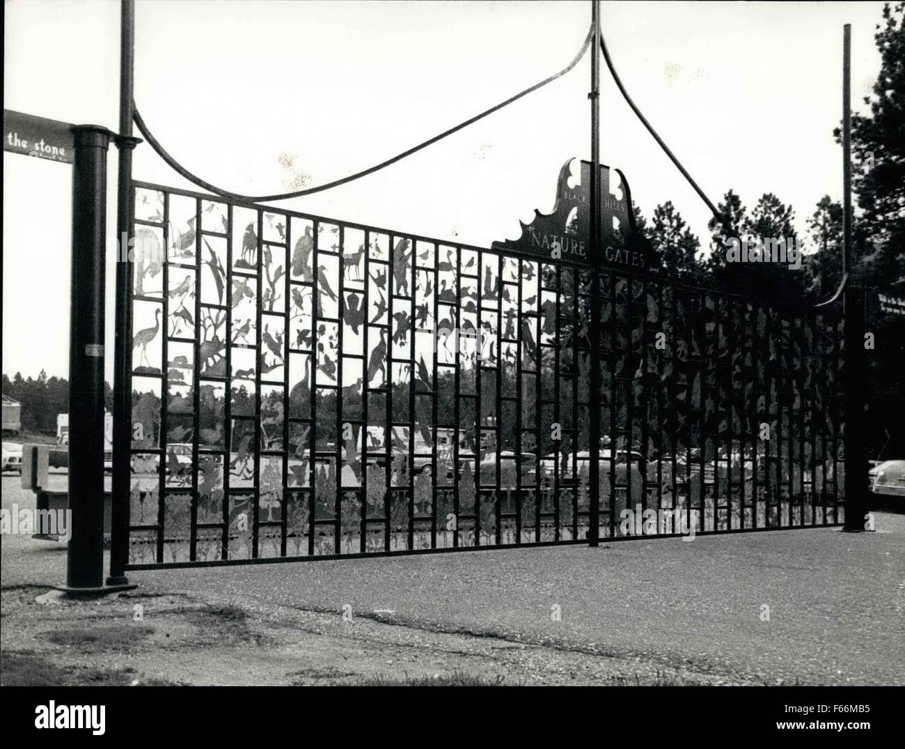 1975 - Unique Nature Gates - The Picturesque Nature Gates weigh 2 tons ...
