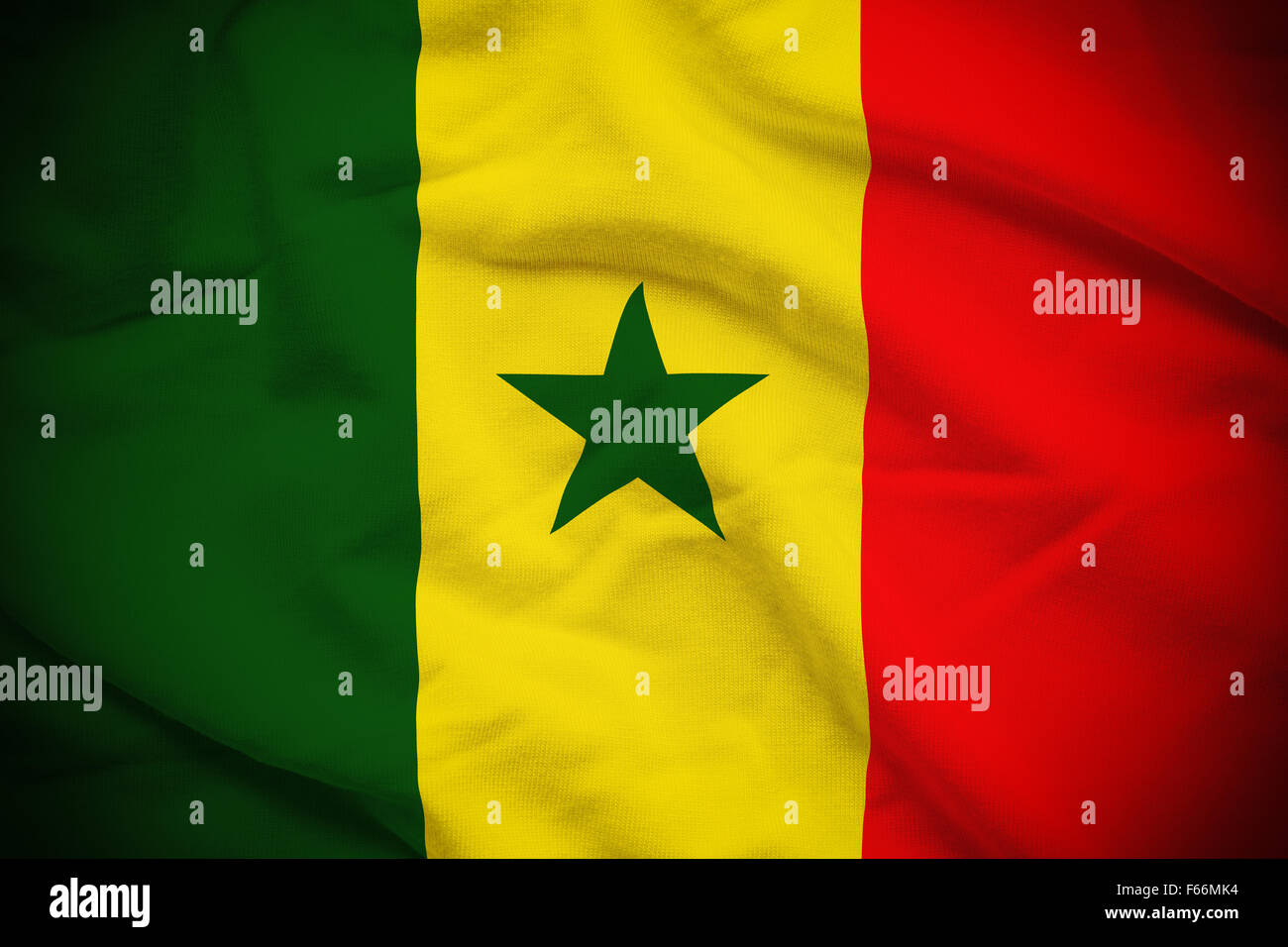 Wavy senegalese flag hi-res stock photography and images - Alamy