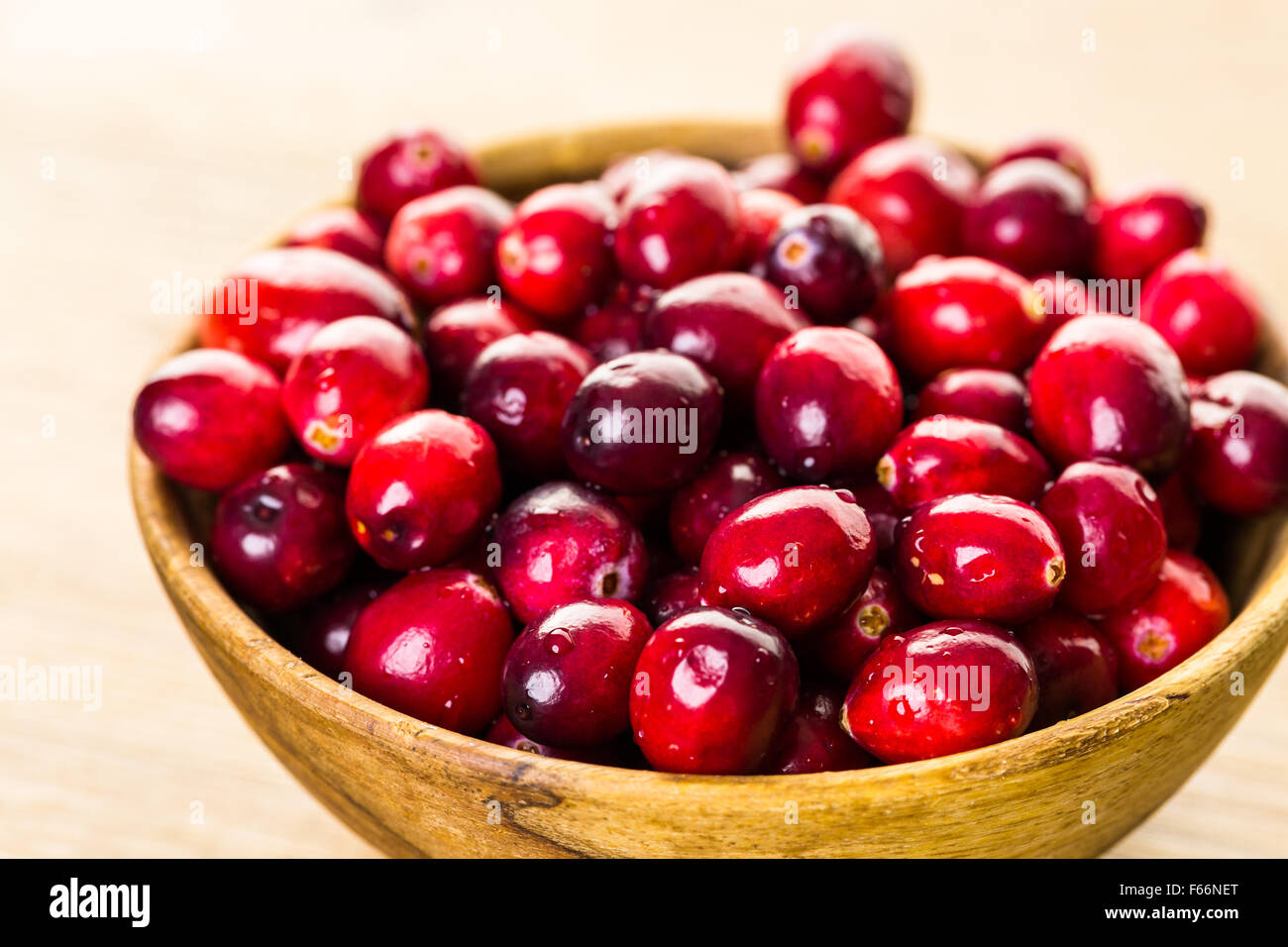 Organic fresh cranberries in season Stock Photo - Alamy