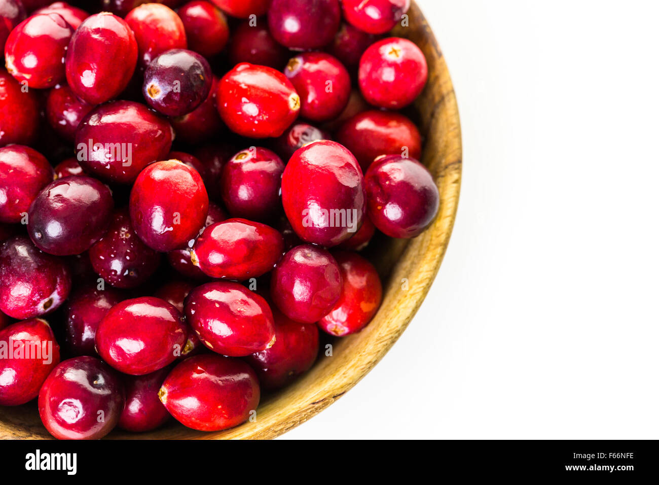 Organic fresh cranberries in season Stock Photo - Alamy