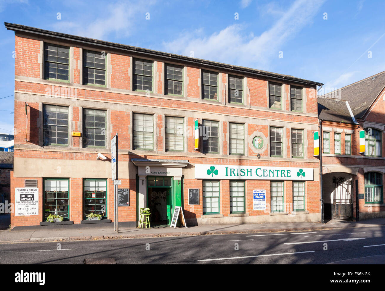 Irish Centre, Nottingham, England, UK Stock Photo - Alamy