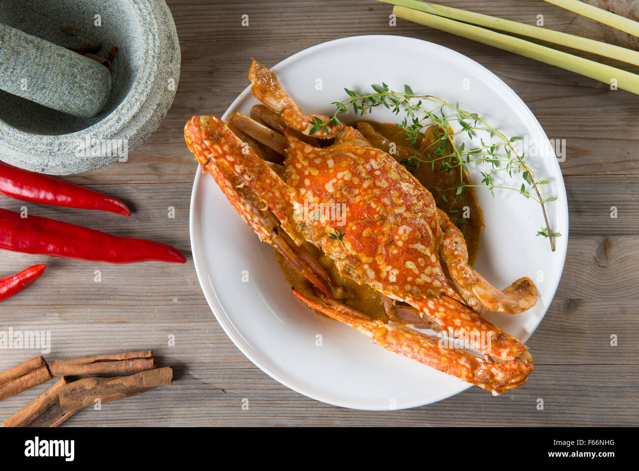 chilli crab in malaysia Stock Photo - Alamy
