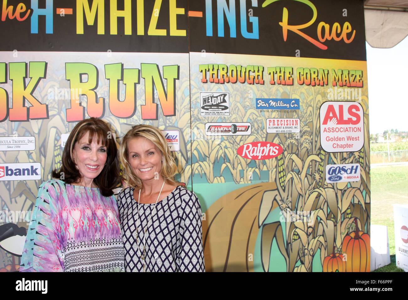 Celebrities celebrate Military at Corn Maze - Arrivals Featuring: Kate ...