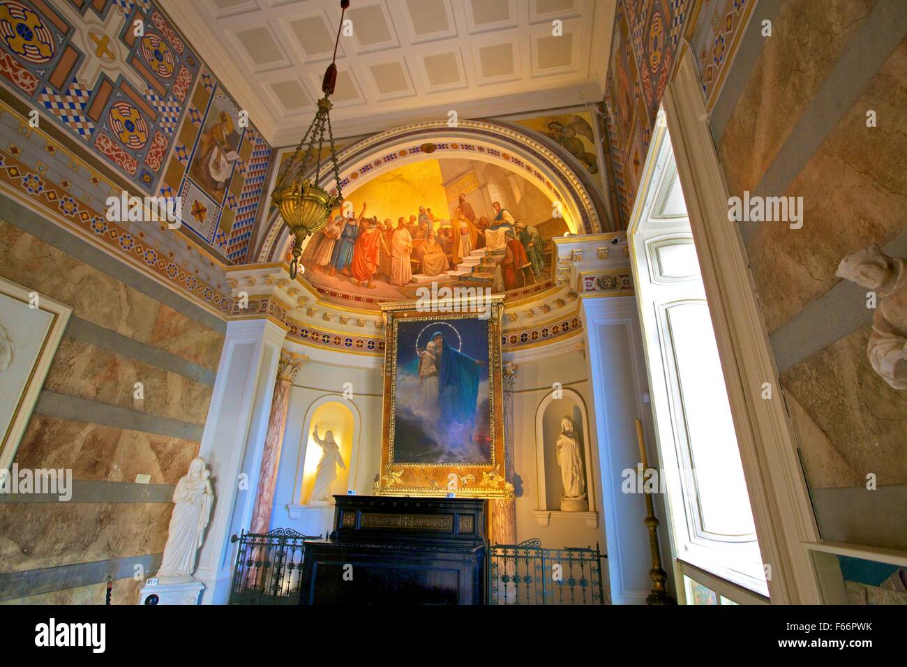 The Achilleion Chapel, Achilleion Palace, Corfu, The Ionian Islands ...