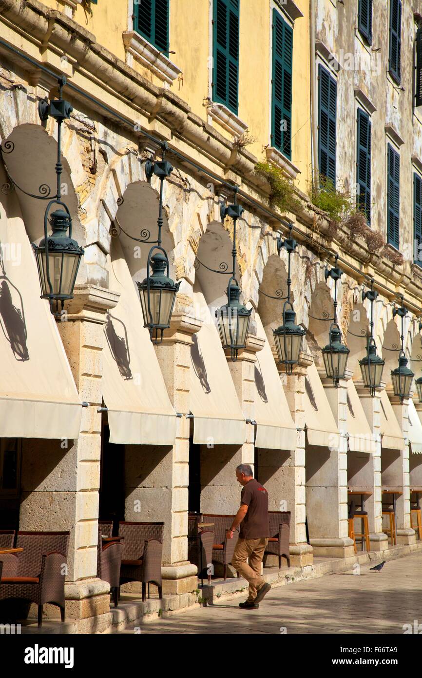 The Liston, Corfu Old Town, Corfu, The Ionian Islands, Greek Islands ...