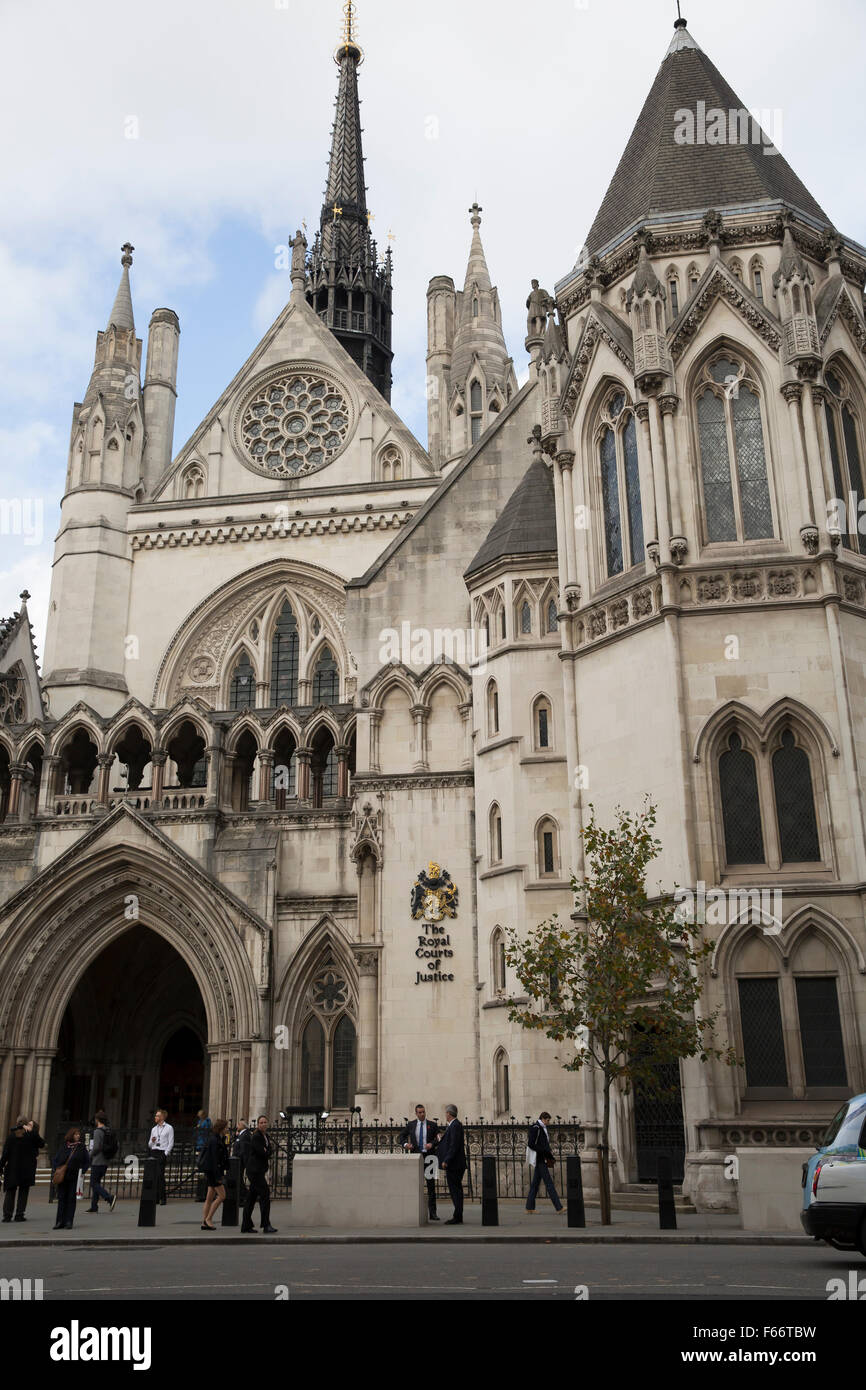 The Royal Courts of Justice in the Strand London Stock Photo - Alamy