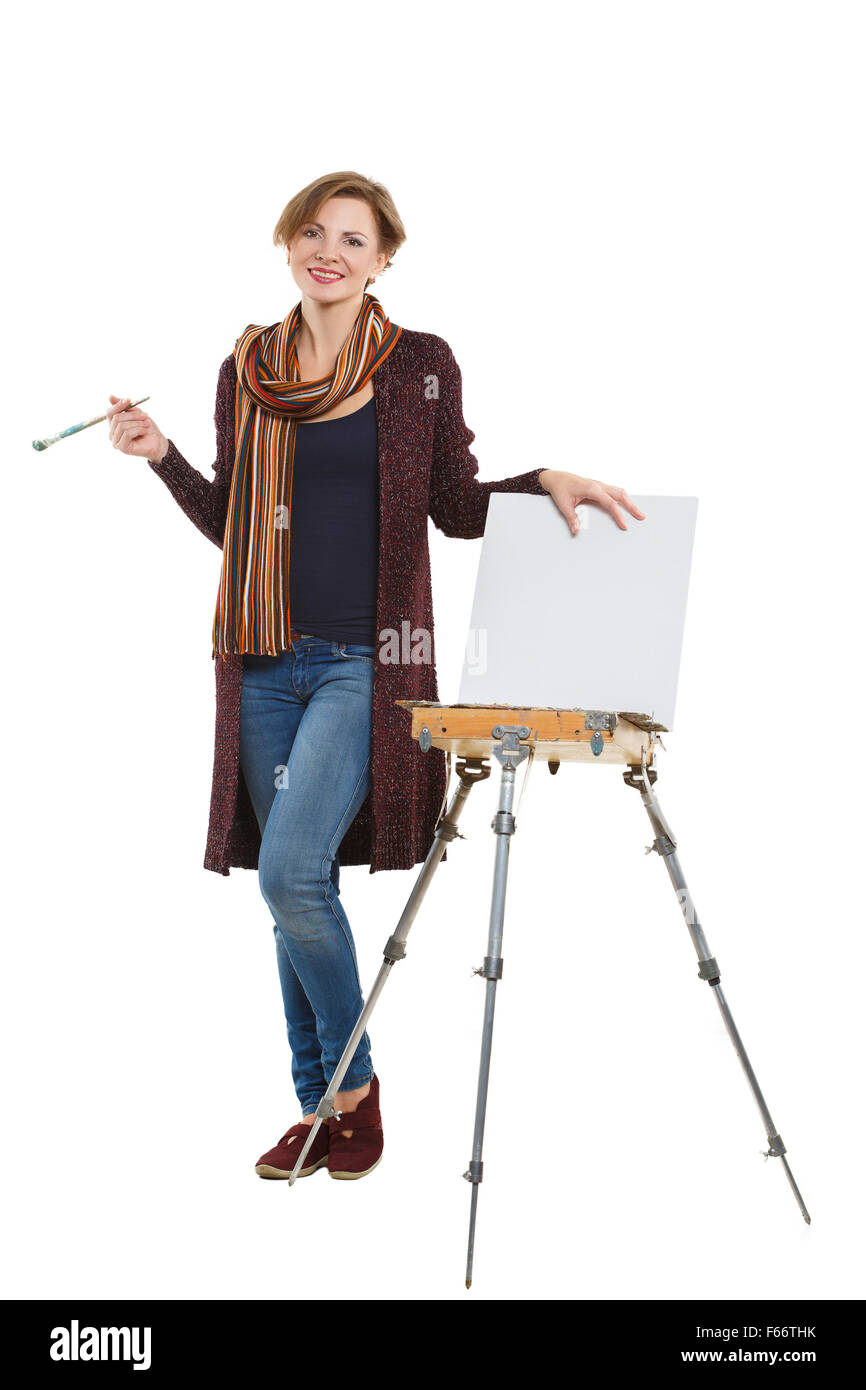 Art work showing woman Cut Out Stock Images & Pictures - Alamy