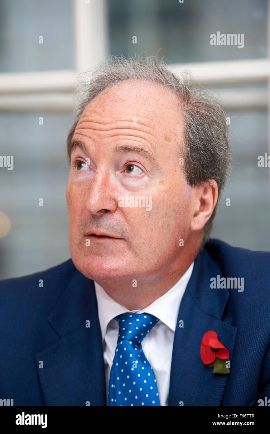 CHARLES MOORE at The Oldie Literary Lunch 10-11-15 Stock Photo - Alamy