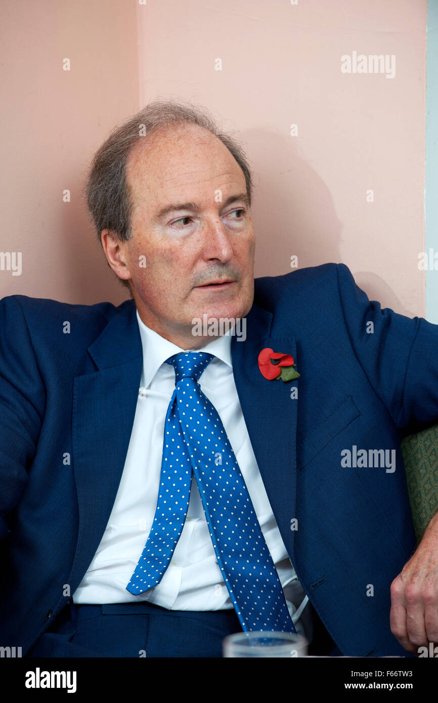 CHARLES MOORE at The Oldie Literary Lunch 10-11-15 Stock Photo - Alamy