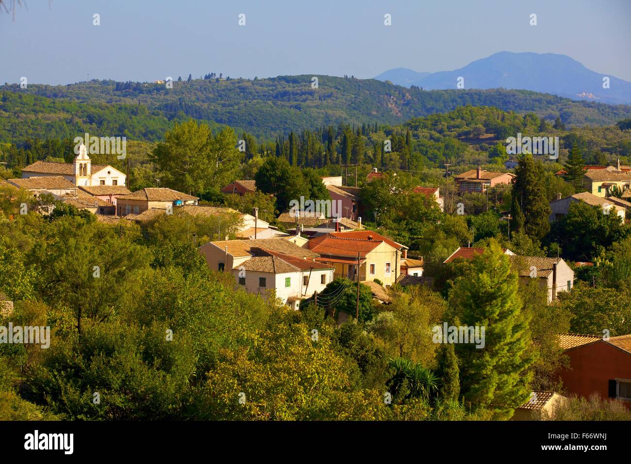 Rural Landscape, Corfu, The Ionian Islands, Greek Islands, Greece ...