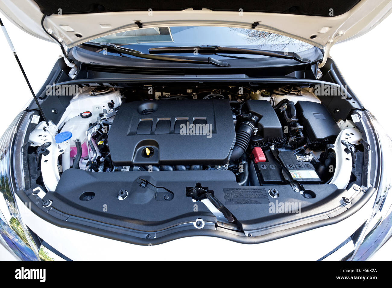 background of modern gasoline car engine Stock Photo - Alamy