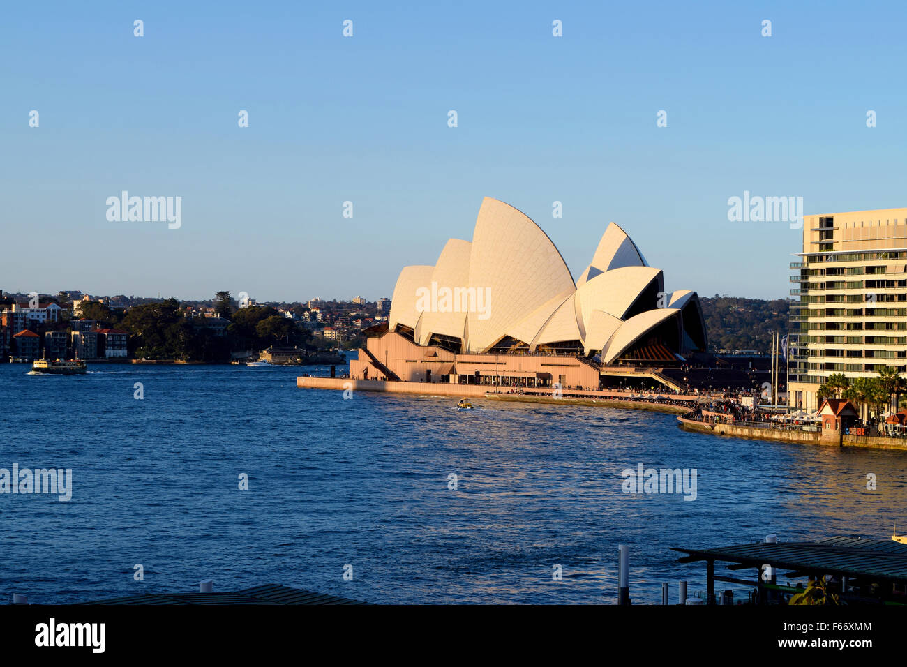SYDNEY, AUSTRALIA - AUG 2015: View of Sydney Opera House, famous icon ...