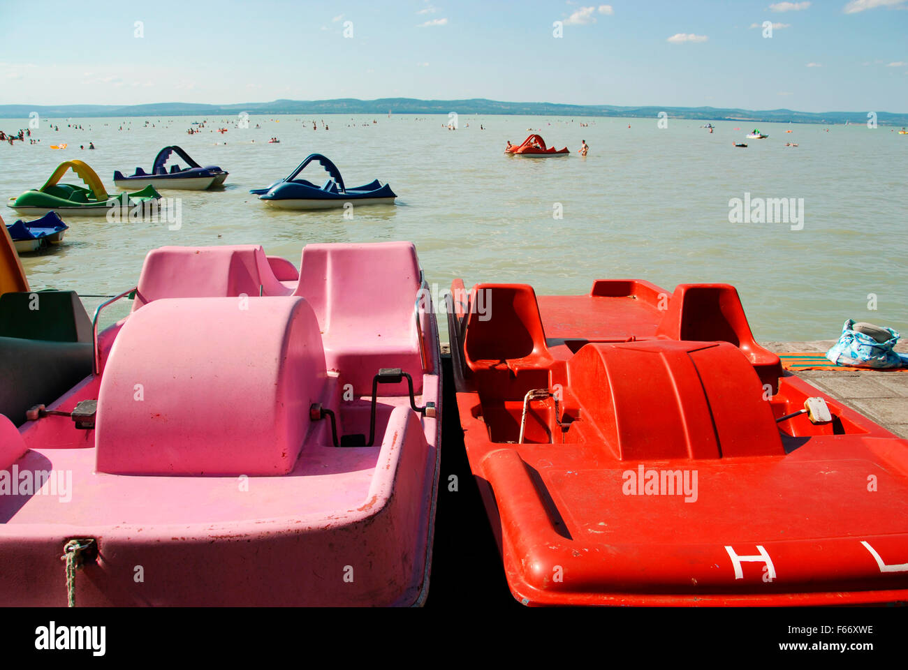 Lake Balaton; Summer, Holiday, Hungary Stock Photo - Alamy