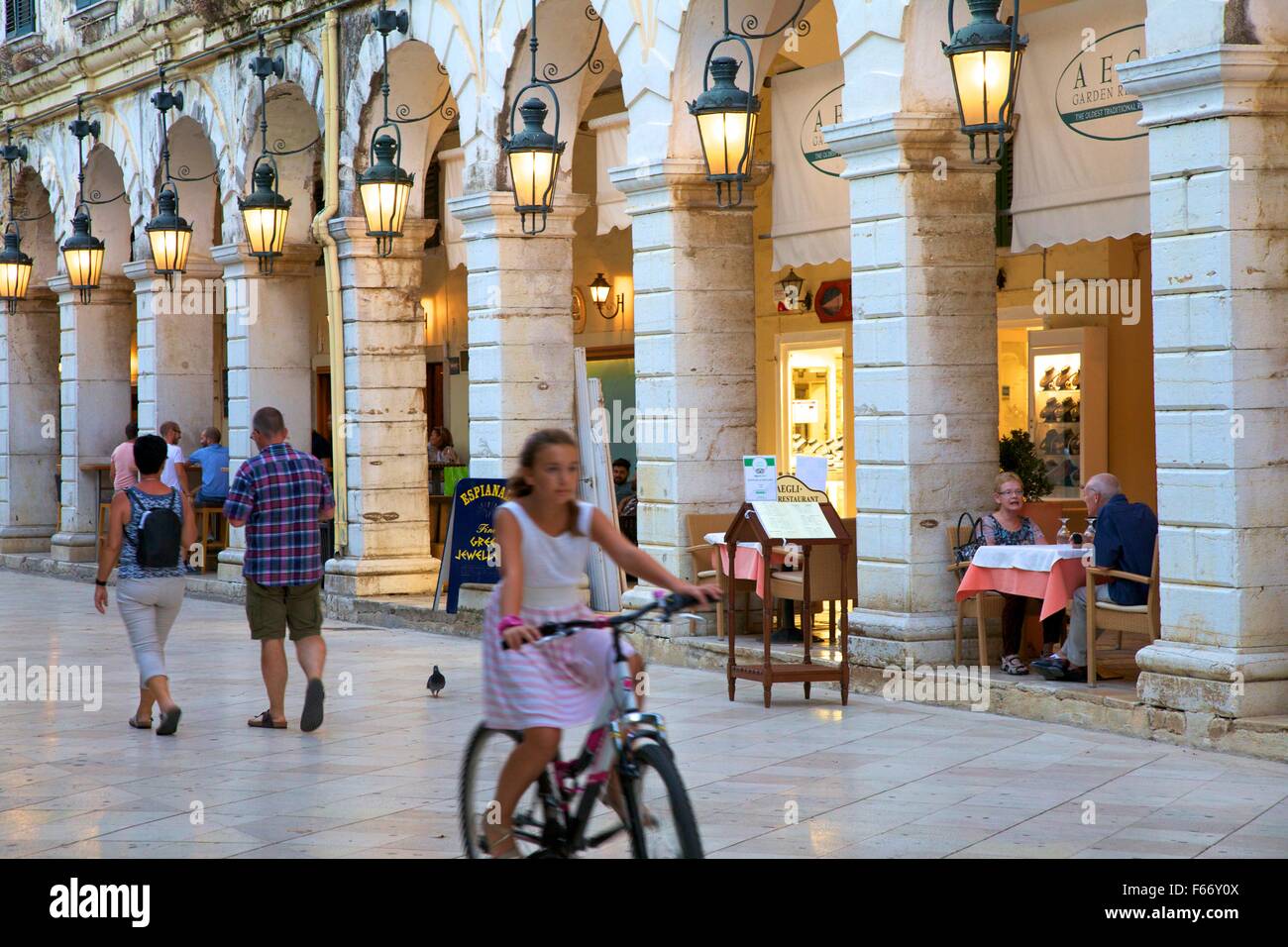 Liston corfu hi-res stock photography and images - Alamy