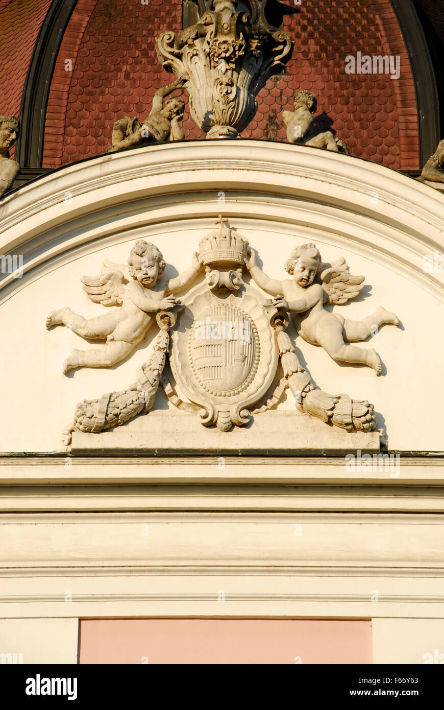 Godollo castle; royal palace; Gödöllő, Hungary Stock Photo - Alamy