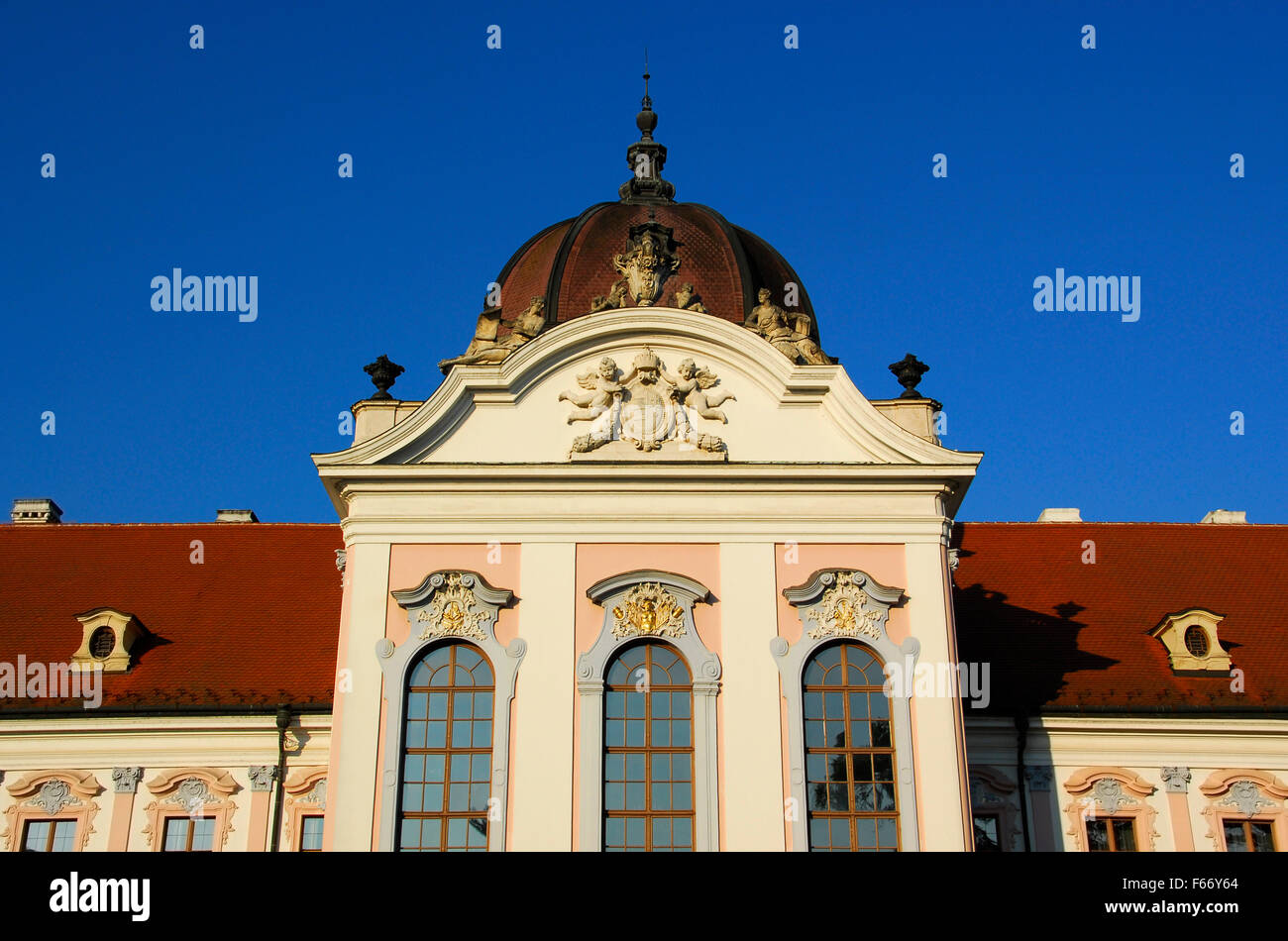 Godollo castle; royal palace; Gödöllő, Hungary Stock Photo - Alamy