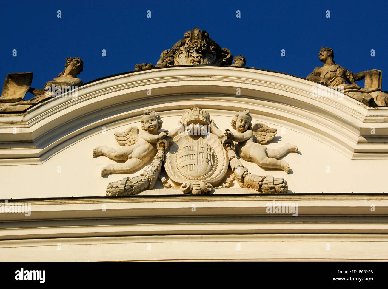 Godollo castle; royal palace; Gödöllő, Hungary Stock Photo - Alamy