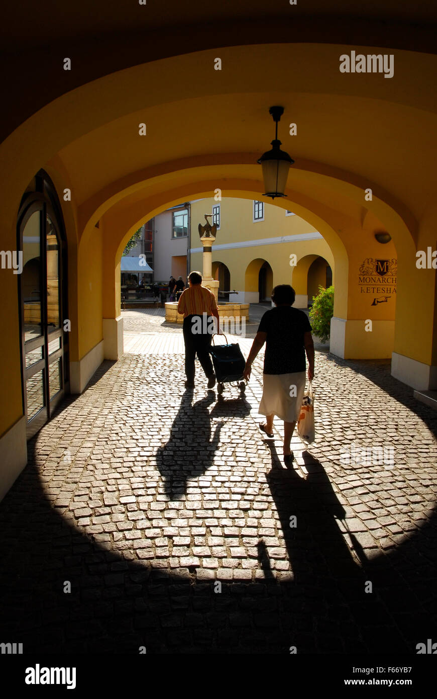 Godollo, Gödöllő, town center, Hungary Stock Photo - Alamy