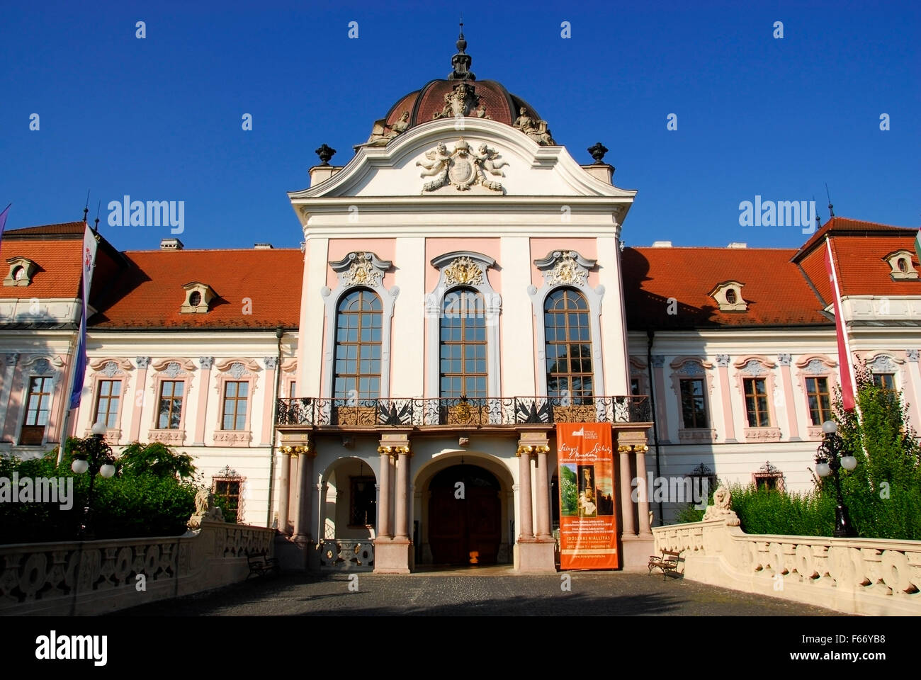 Godollo castle; royal palace; Gödöllő, Hungary Stock Photo - Alamy