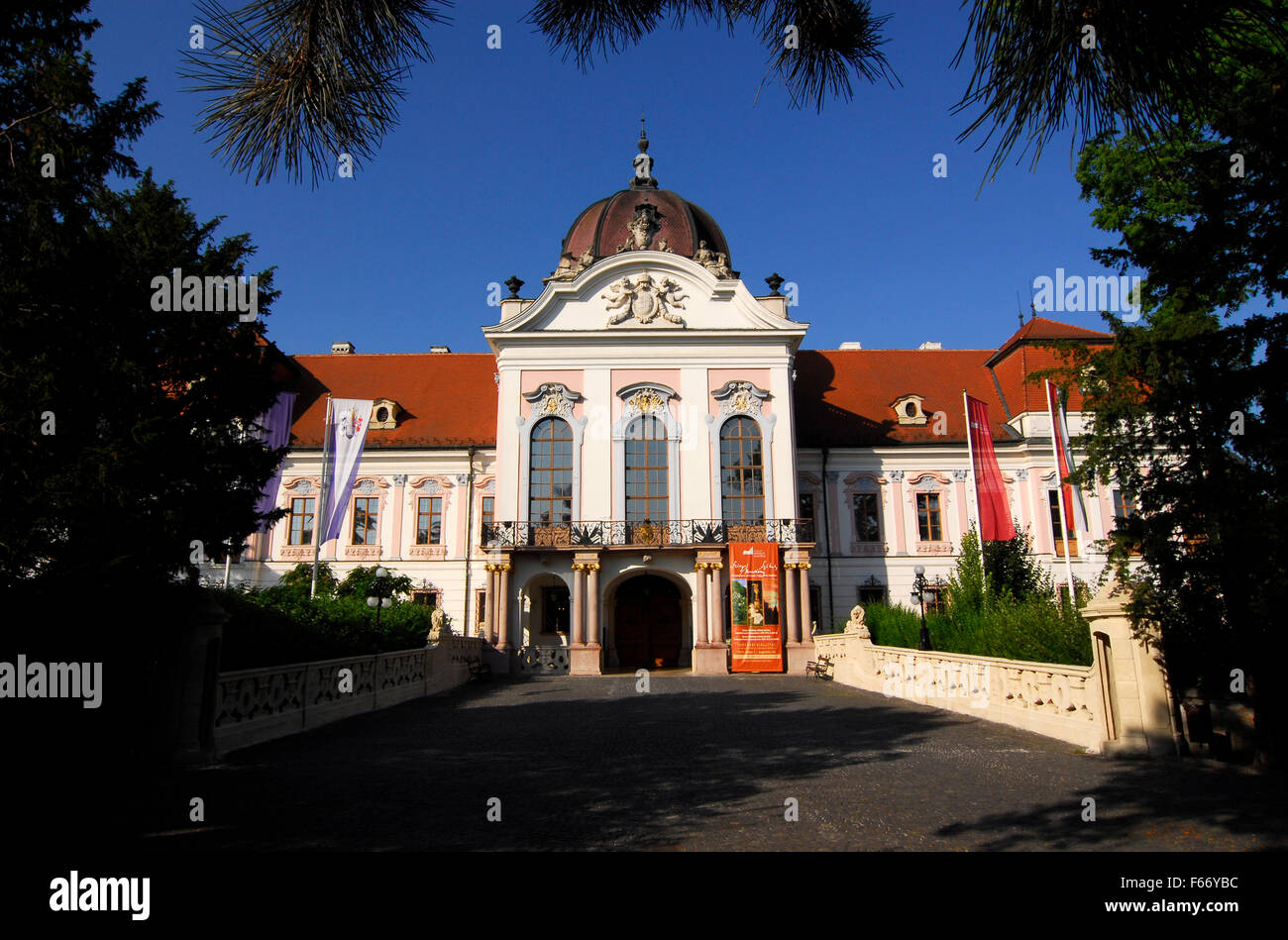 Godollo castle; royal palace; Gödöllő, Hungary Stock Photo - Alamy