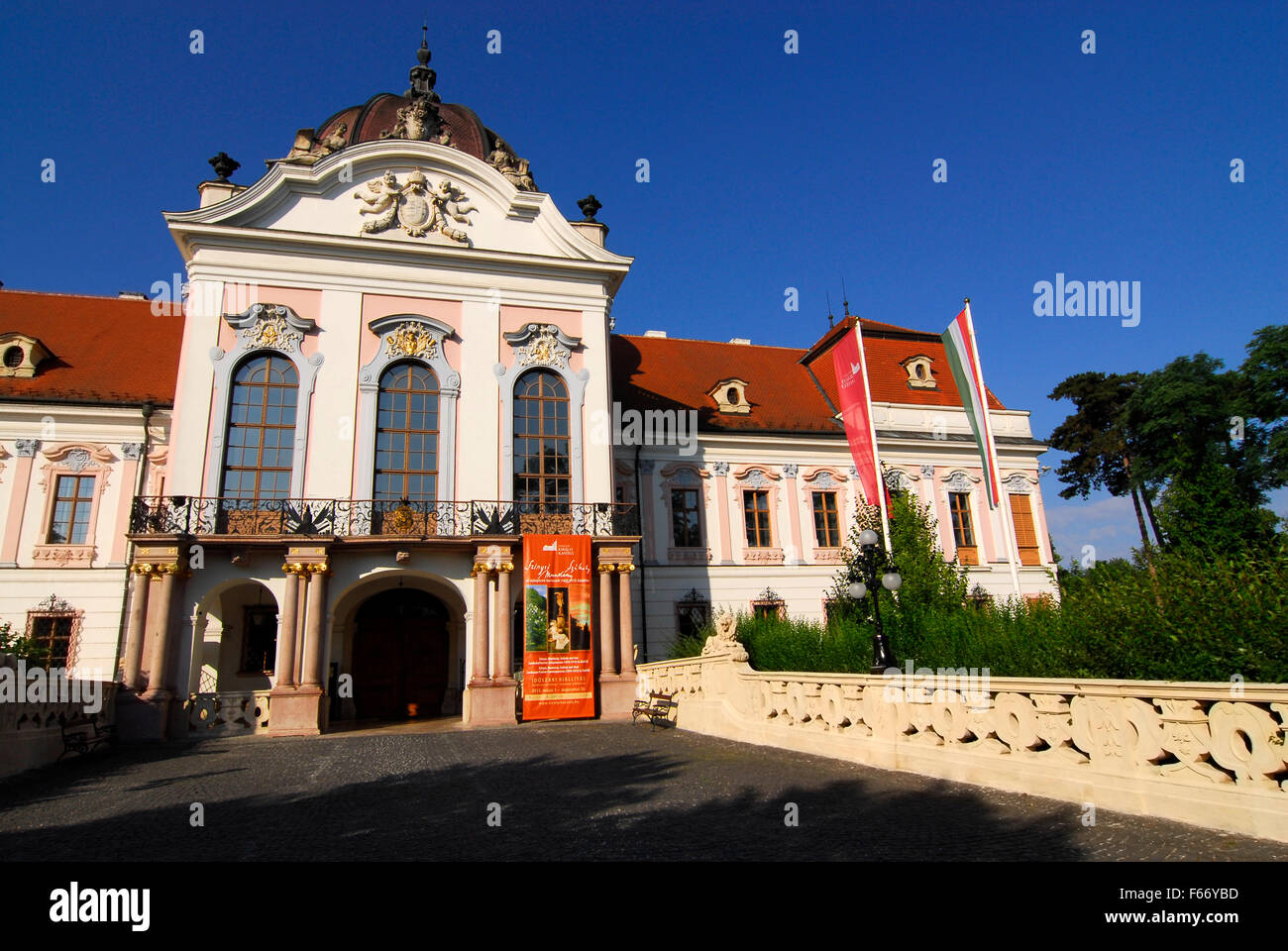 Godollo castle; royal palace; Gödöllő, Hungary Stock Photo - Alamy