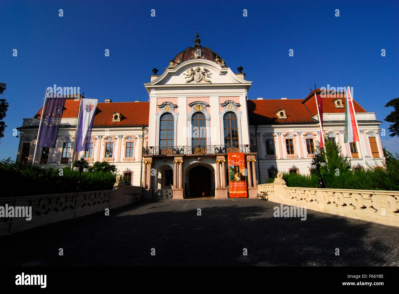 Godollo castle; royal palace; Gödöllő, Hungary Stock Photo - Alamy