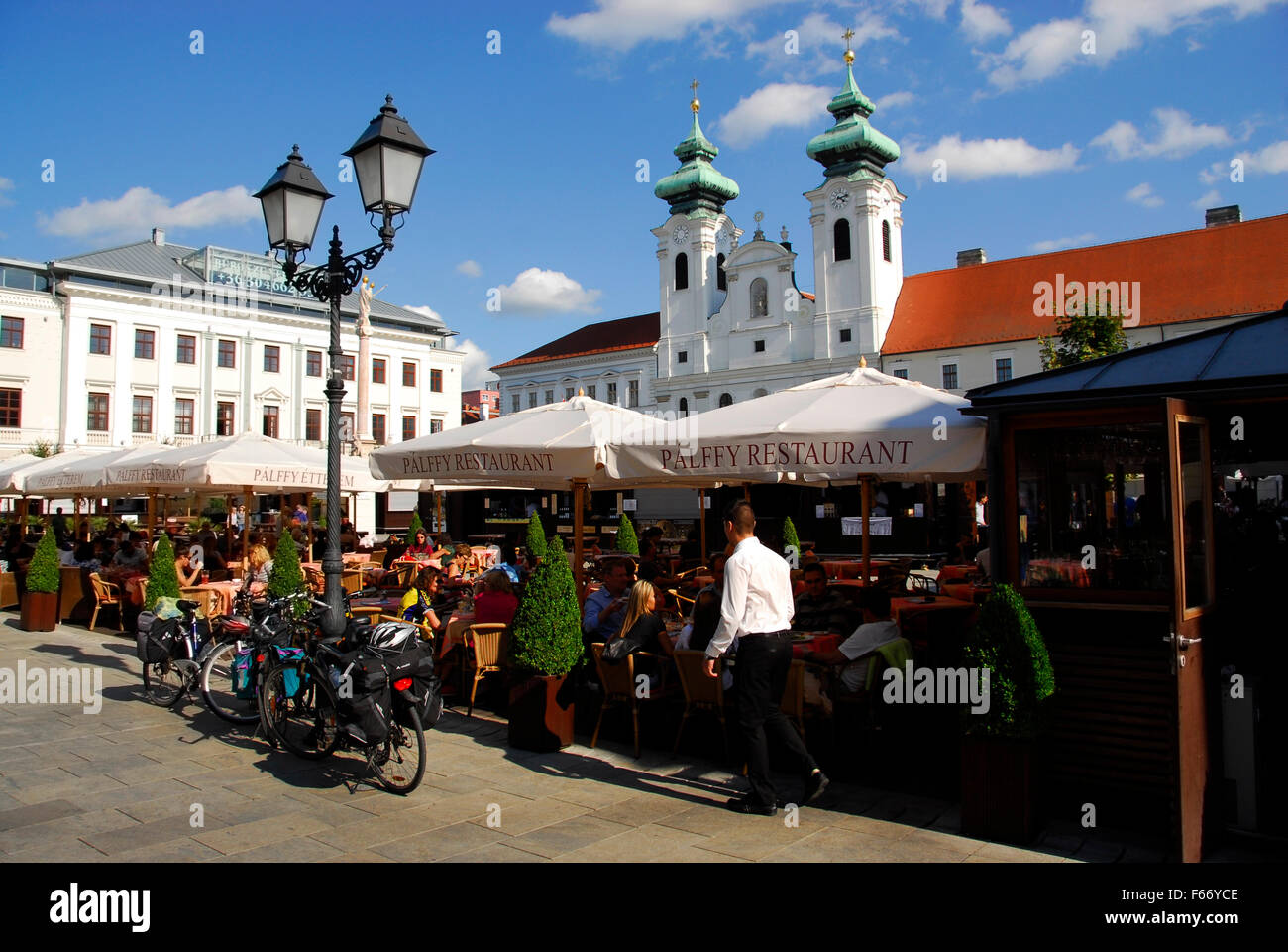 Gyor city square hi-res stock photography and images - Alamy