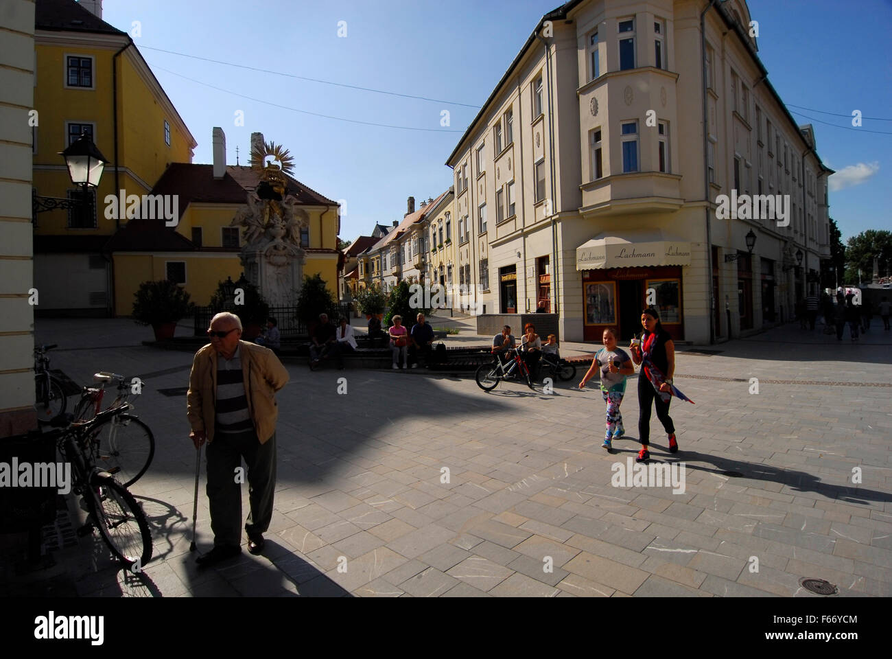 City center, Gyor, Győr, Hungary Stock Photo - Alamy