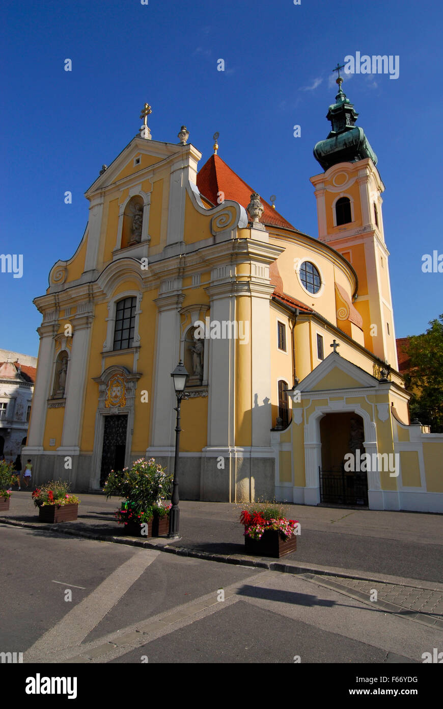 Carmelite Church, Gyor, Gyõr, Hungary Stock Photo - Alamy