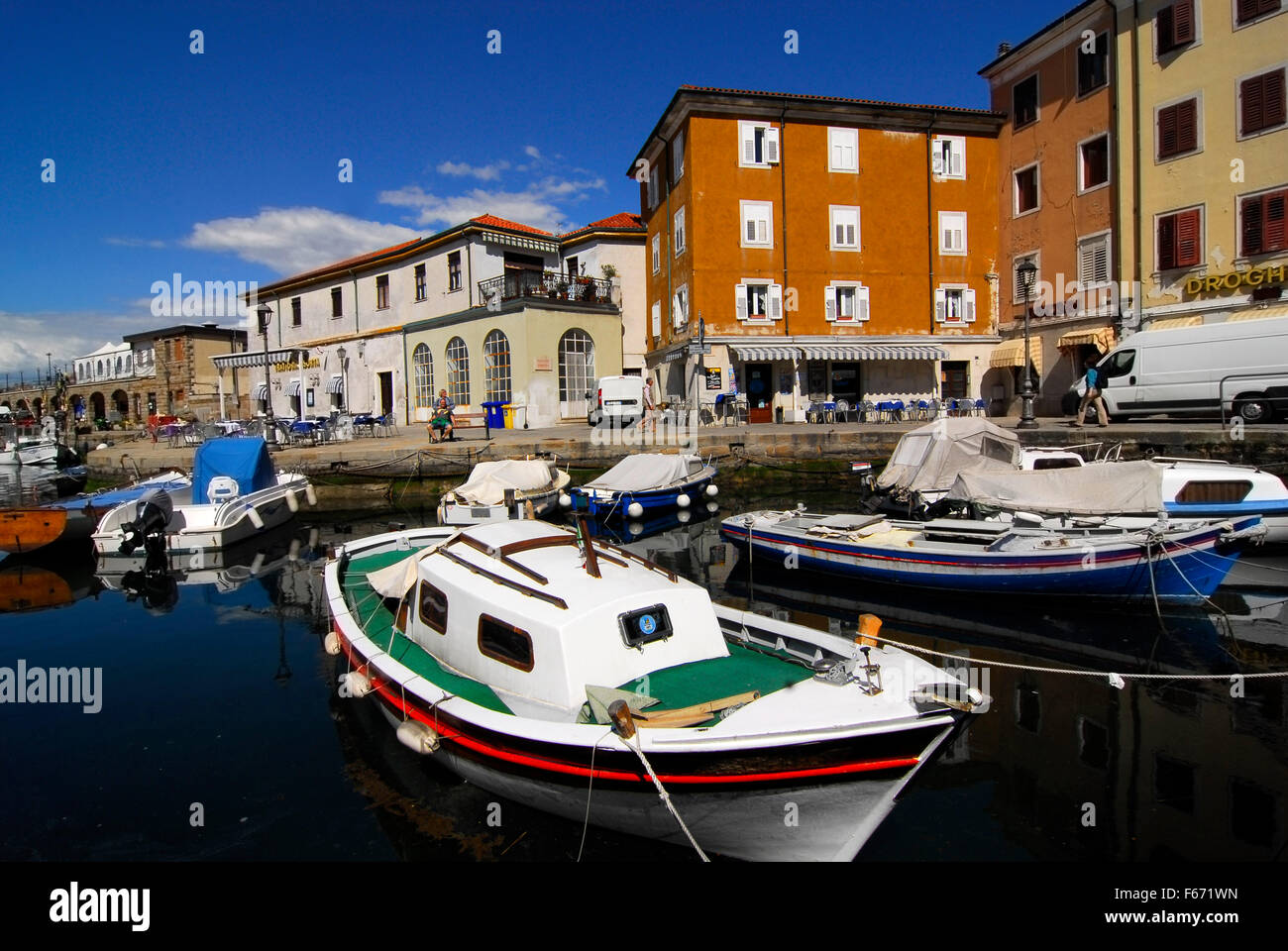 Muggia; harbor, harbour, Italy Stock Photo - Alamy