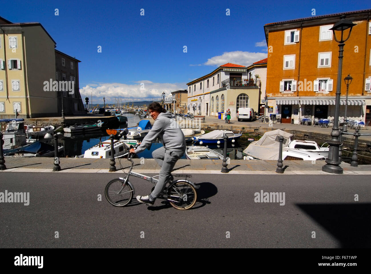 Muggia; harbor, harbour, Italy Stock Photo - Alamy