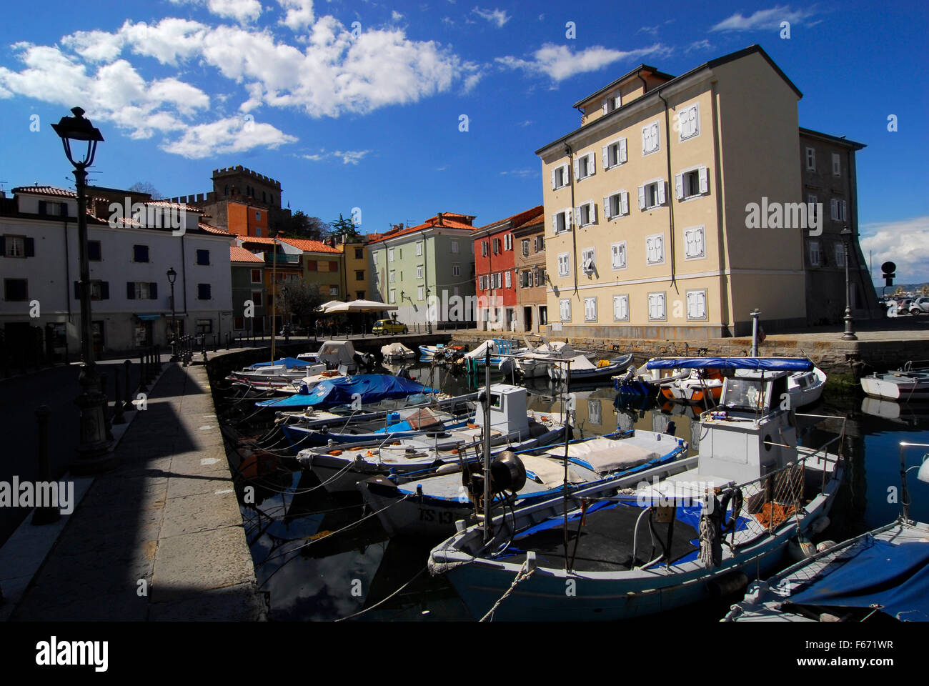 Muggia; harbor, harbour, Italy Stock Photo - Alamy