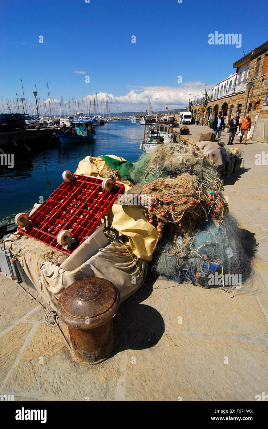 Muggia; harbor, harbour, Italy Stock Photo - Alamy