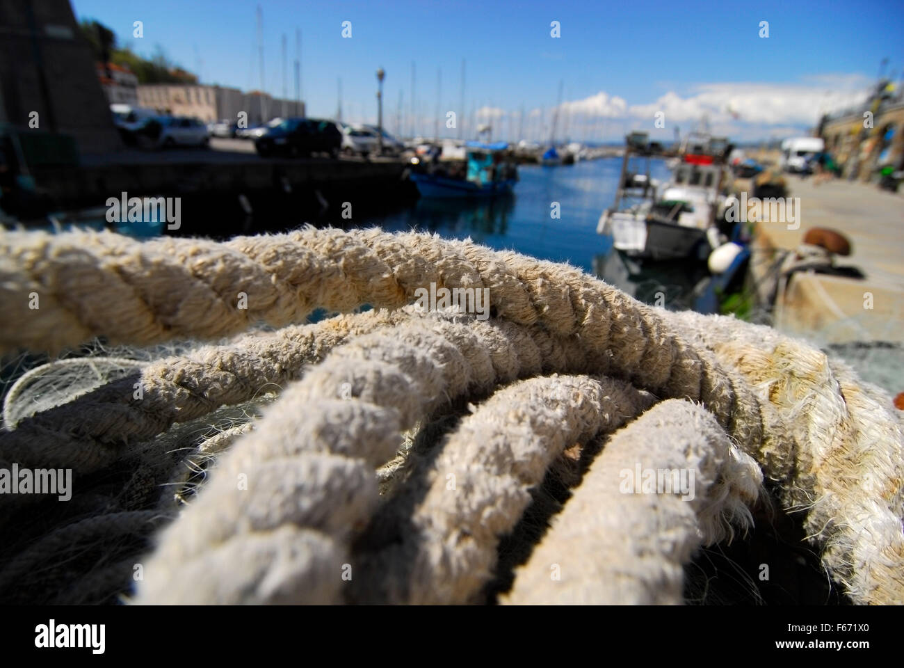 Muggia; harbor, harbour, Italy Stock Photo - Alamy