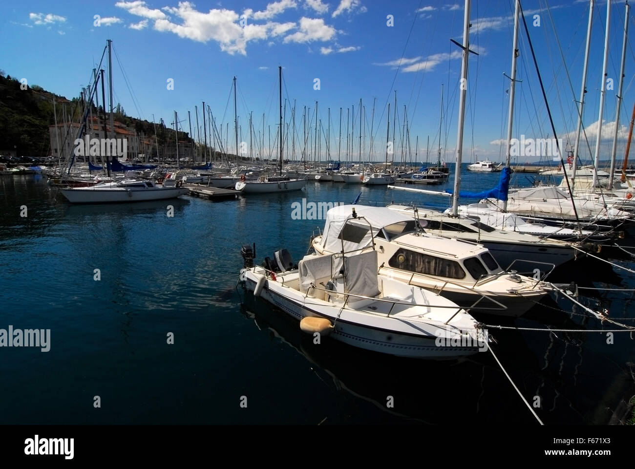 Muggia; harbor, harbour, Italy Stock Photo - Alamy
