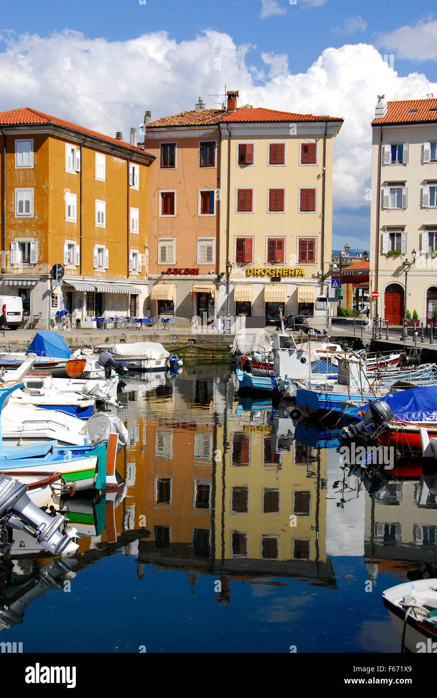 Muggia; harbor, harbour, Italy Stock Photo - Alamy
