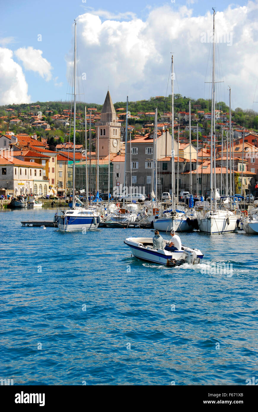 Muggia; harbor, harbour, Italy Stock Photo - Alamy