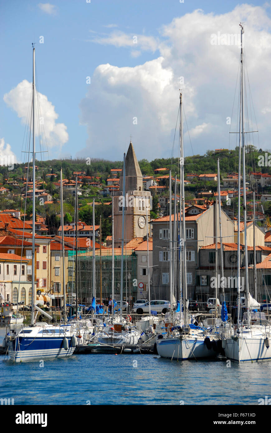 Muggia; harbor, harbour, Italy Stock Photo - Alamy