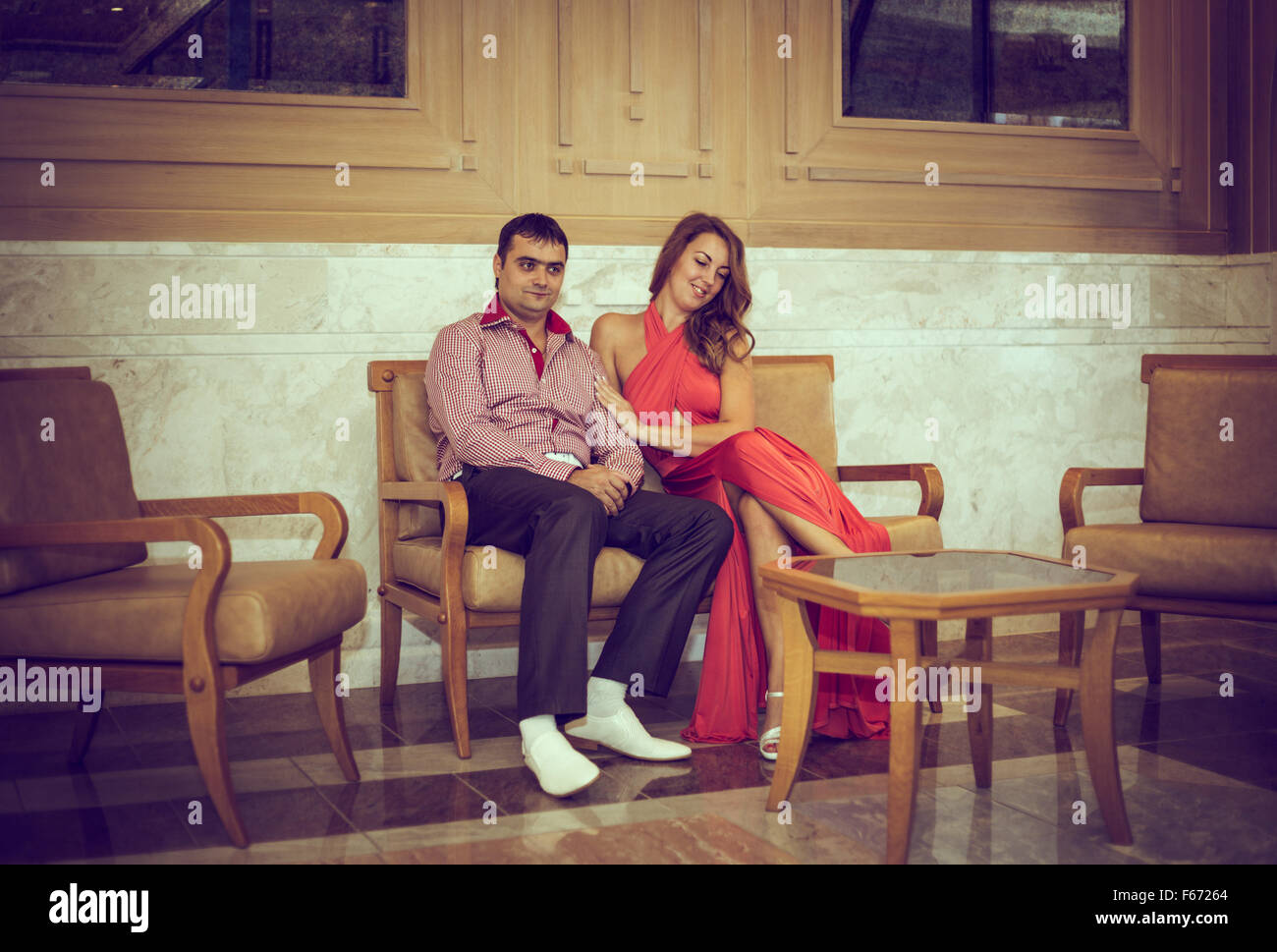 posing enamored couple Stock Photo - Alamy