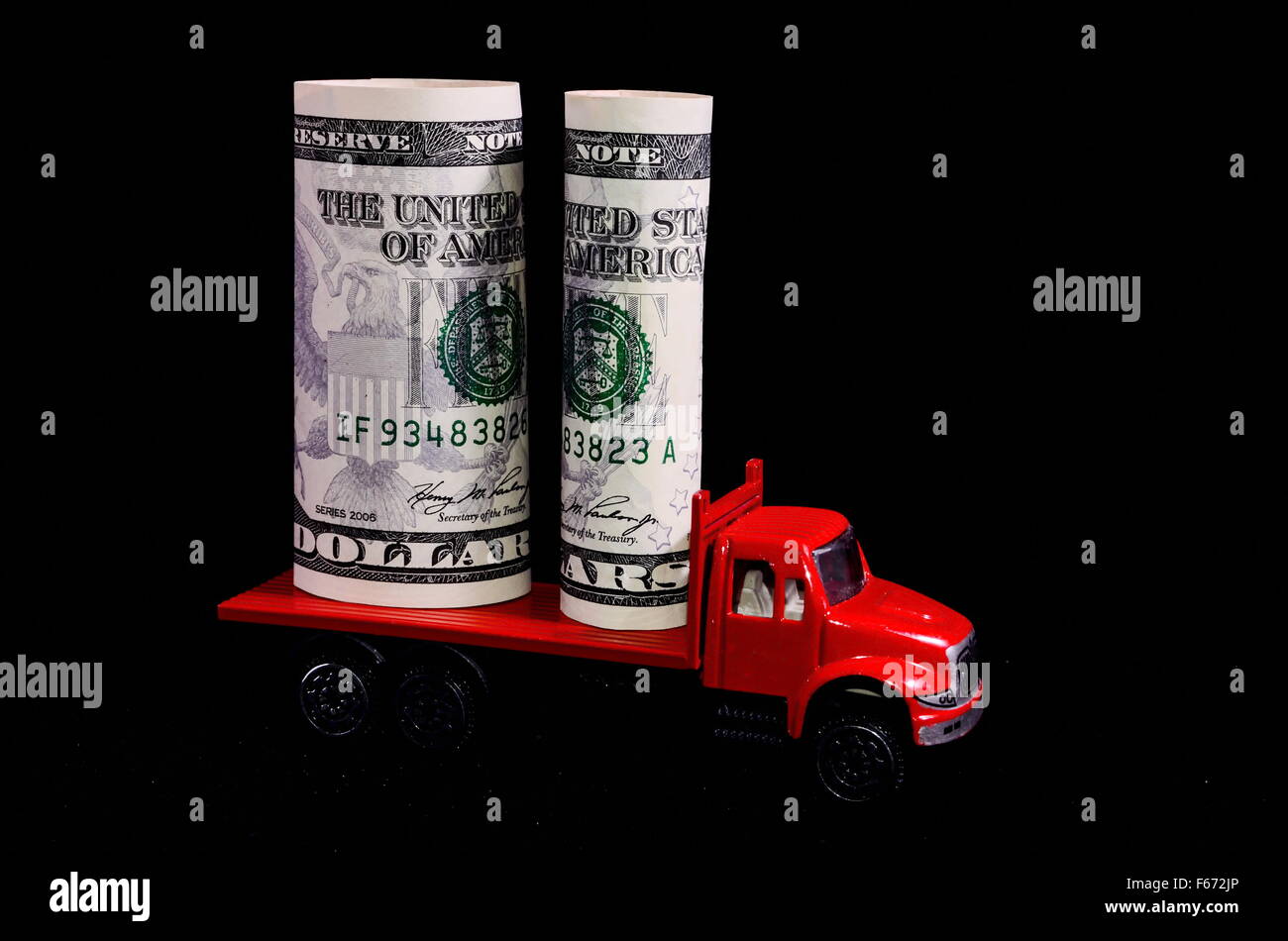 Transportation of Money Stock Photo - Alamy