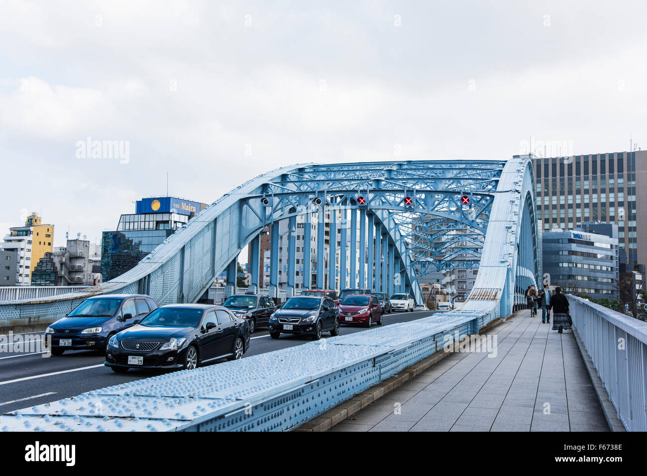 Eitaibashi bridge,Sumida river,Tokyo,Japan Stock Photo - Alamy