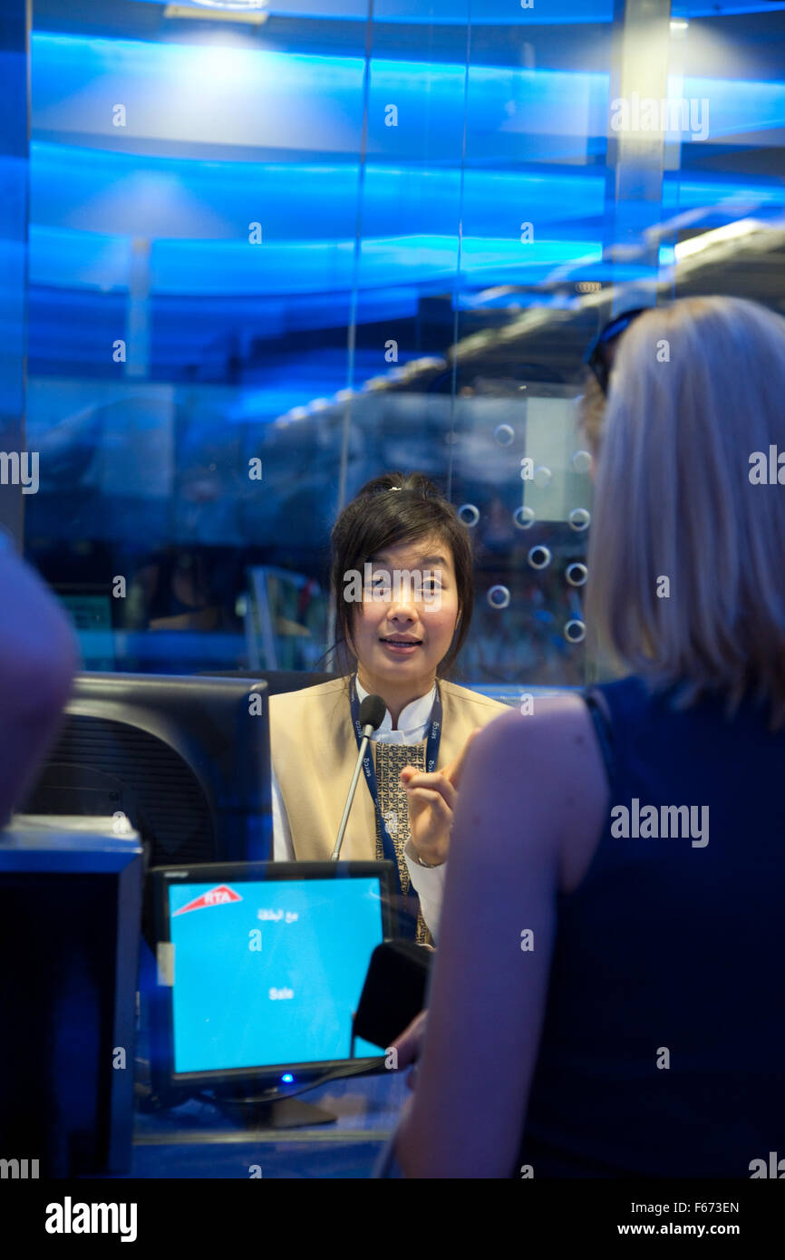 Ticket office staff dubai metro hi-res stock photography and images - Alamy