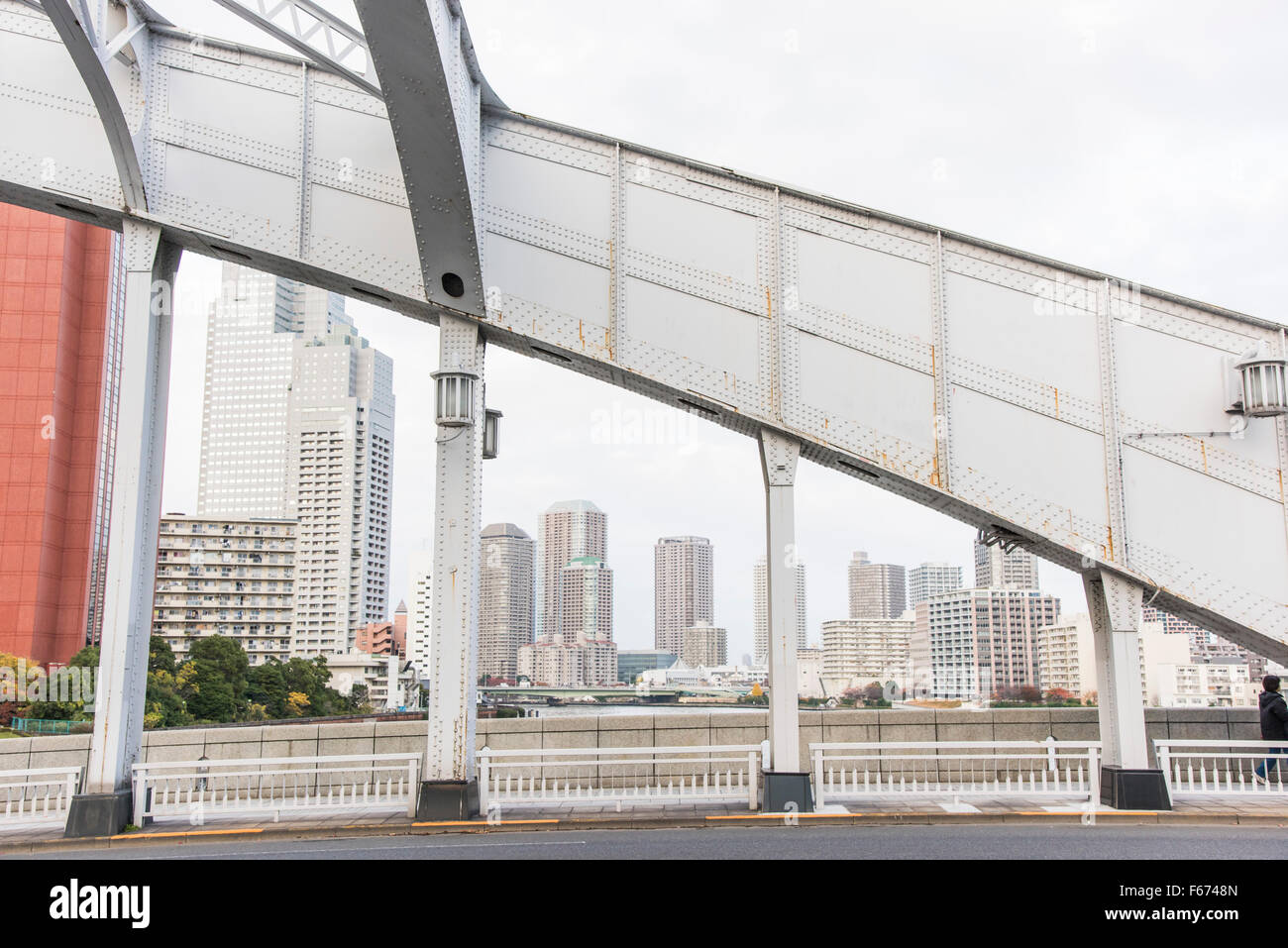 Kachidokibashi Bridge,Sumida River,Tokyo,Japan Stock Photo - Alamy