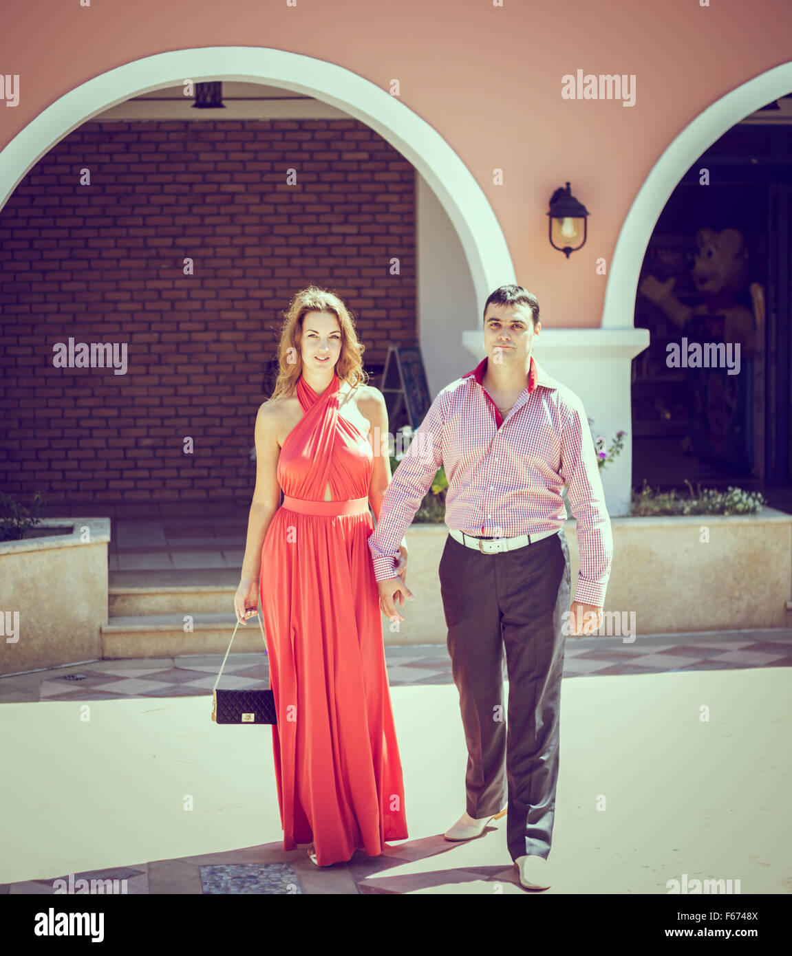 posing enamored couple Stock Photo - Alamy