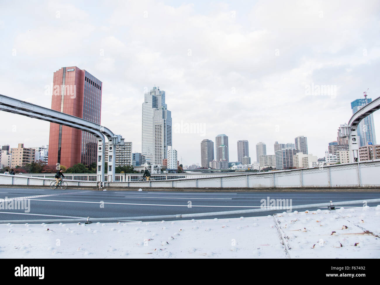 Kachidokibashi Bridge,Sumida River,Tokyo,Japan Stock Photo - Alamy