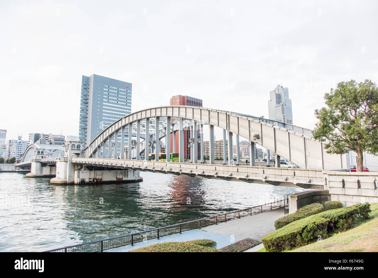 Kachidokibashi Bridge,Sumida River,Tokyo,Japan Stock Photo - Alamy