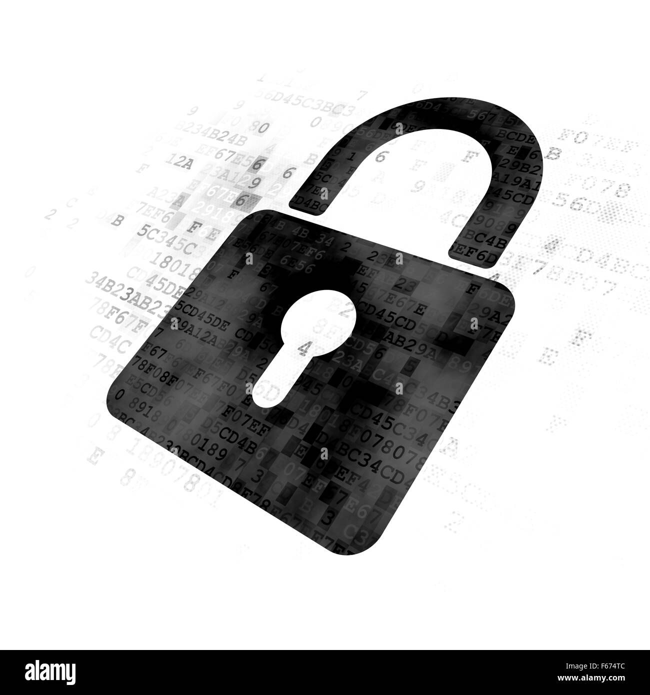 Data privacy tech background Black and White Stock Photos & Images - Alamy