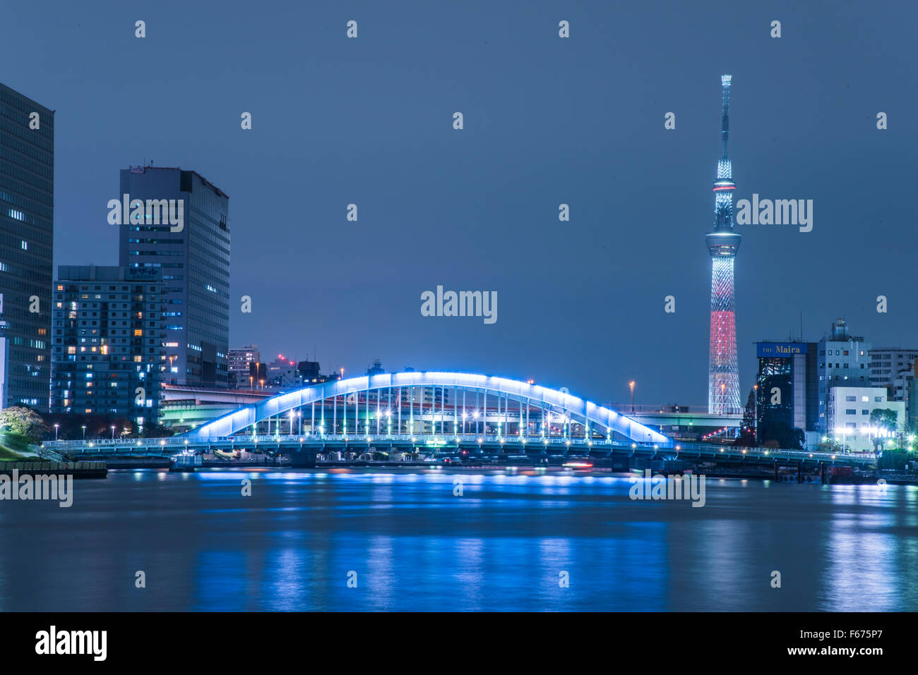 Eitaibashi bridge,Sumida river,Tokyo,Japan Stock Photo - Alamy